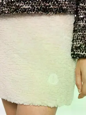 Moncler Teddy Mini Skirt - Neutrals