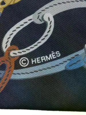Hermès 2010s Twilly Brides De Gala Scarf