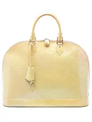 LOUIS VUITTON 2010 Monogram Vernis Alma Gm Handbag