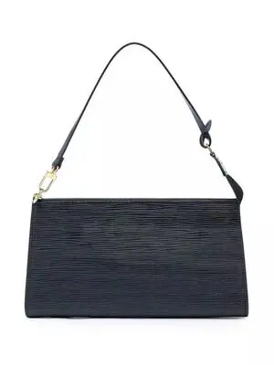LOUIS VUITTON 1998 Epi Pochette Accessoires Shoulder Bag - Black