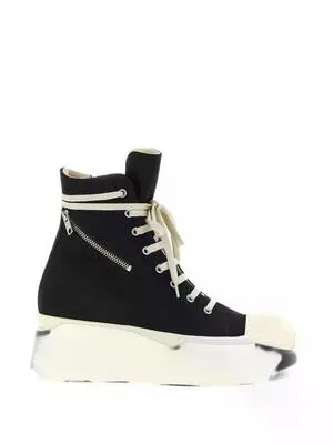 Rick Owens Cargo Abstract Sneakers - Black