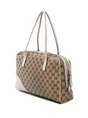Gucci 2000-2015 Gg Canvas New Britt Shoulder Bag - Neutrals