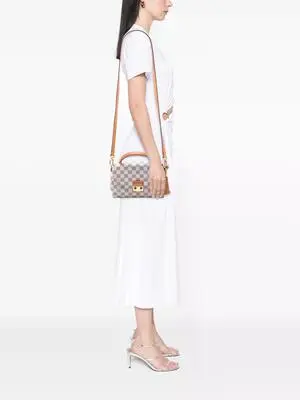 LOUIS VUITTON 2017 Damier Azur Croisette Satchel