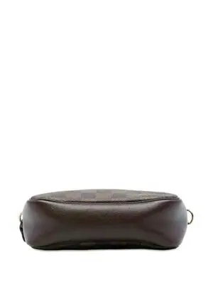 LOUIS VUITTON 2005 Damier Ebene Trousse Pochette Handbag