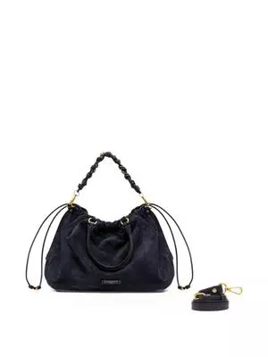 GIANNI CHIARINI Large Morgana Braided-handle Drawstring Shoulder Bag