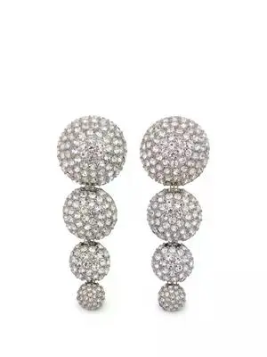 Essentiel Antwerp Kallas Crystal-embellished Drop Earrings