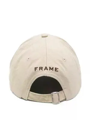 FRAME Ritz Paris Embroidered Baseball Cap - Neutrals