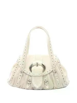 Dior 2000s Savane Chic Leather Tote Bag
