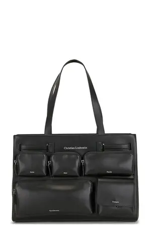 CHRISTIAN LOUBOUTIN Tactical Multi-pocket Tote - Black