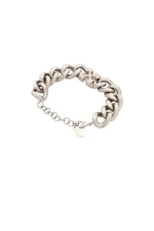 Off-White Arrow Chain Bracelet In Metallic