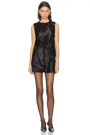 Simkhai Sonoma Sleeveless Mini Dress In Burgundy
