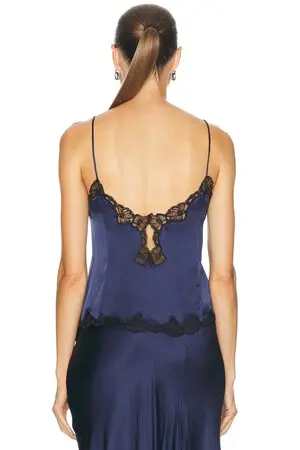Isabel Marant Étoile Amael Top In Navy - Midnight