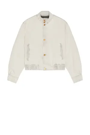 JIL SANDER Denim Blouson 4 Treated In White