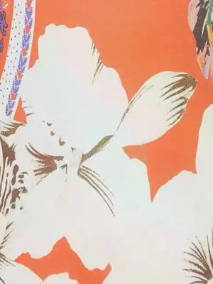 Etro Floral-printed Mesh Top