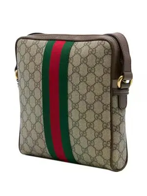 Gucci 2016-2026 Small Gg Supreme Web Ophidia Messenger Bag Crossbody Bag