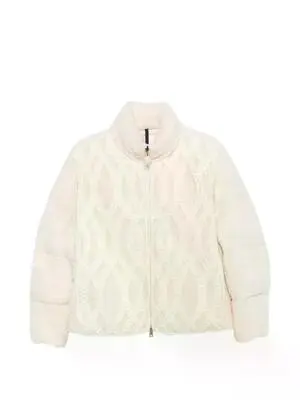 Moncler Nitidule Cable-knit Padded Jacket