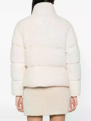 Moncler Nitidule Cable-knit Padded Jacket