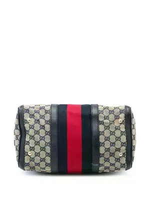 Gucci 2016-2026 Medium Gg Canvas Web Joy Boston Bag Satchel