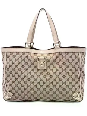 Gucci 2000-2015 Gg Canvas Abbey D Ring Tote Bag - Neutrals