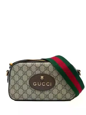 Gucci 2016-2026 Gg Supreme Web Neo Vintage Crossbody Bag - Neutrals