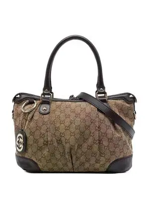 Gucci 2016-2026 Gg Canvas Sukey Satchel - Neutrals