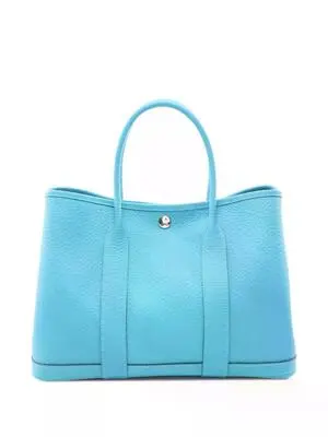 Hermès 2019 Garden Party Tpm Tote Bag Blue