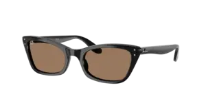 Ray-ban Sunglass Lady Burbank Polarized+ Lenses Brown