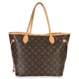 LOUIS VUITTON Monogram Canvas Neverfull Mm - Brown