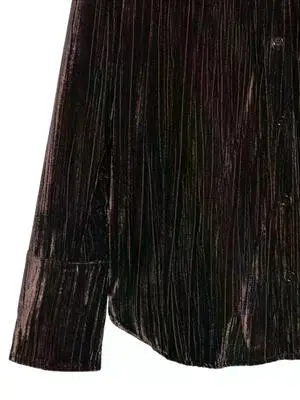 Proenza Schouler White Label Madi Crushed-velvet Shirt