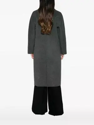 Alpha Studio Double-breasted Notched-lapel Coat