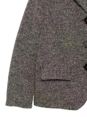 TELA Solare Single-breasted Textured Coat