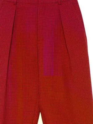 N°21 Check Pleated Trousers