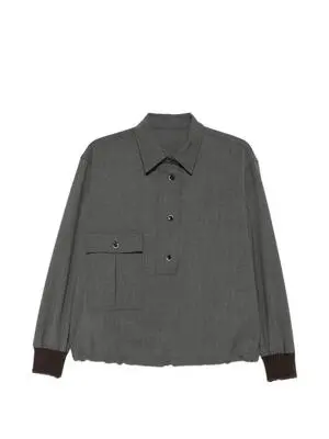 NINE:INTHE:MORNING Odette Shirt Jacket - Grey