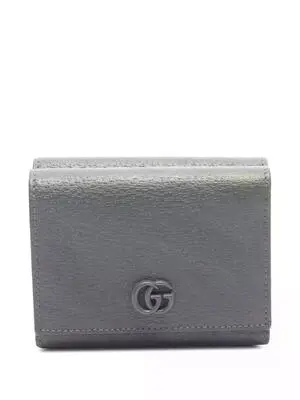 Gucci 2010s Double G Trifold Wallet - Grey