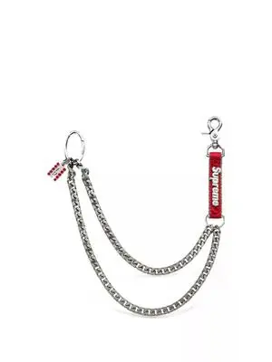 Supreme X B.b. Simon Crystal-embellished Chain - Silver