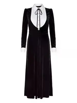 TEMPERLEY LONDON Eliana Velvet Midi Dress