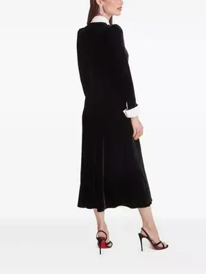 TEMPERLEY LONDON Eliana Velvet Midi Dress