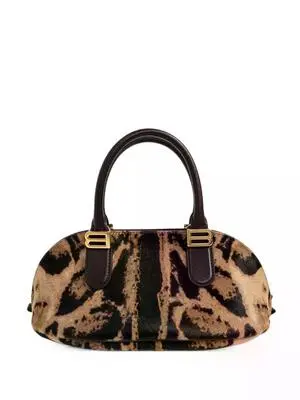 Balenciaga Bolero Bowling Bag Mini - Brown