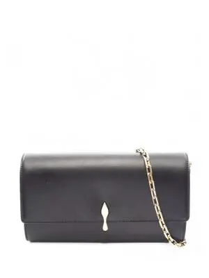 CHRISTIAN LOUBOUTIN 2020s Bettina Chain Wallet - Black