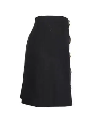 Sandro Leather-detail Mini Skirt