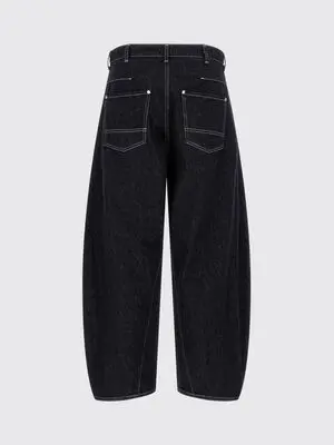 Comme Des Garçons Mid-rise Wide-leg Baggy Jeans In Cotton Denim
