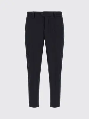 PT TORINO Straight Fit Pleated Wool And Cashmere Tailored Trousers
