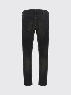 DIESEL® D-strukt Mid-rise Slim Fit Jeans In Distressed Stretch Denim