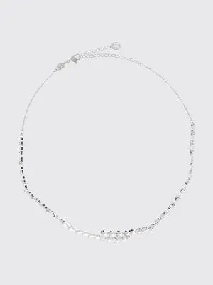 SWAROVSKI Mesmera Rhodium-plated Crystal Choker Necklace - Transparent