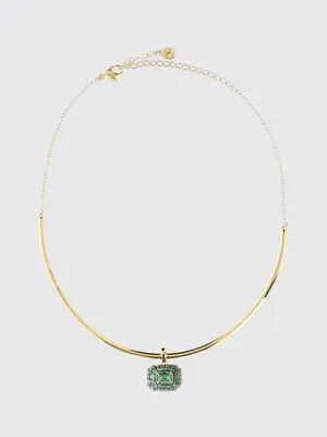 SWAROVSKI Sublima 18k Gold-plated Necklace With Crystals And Sliding Pendant - Transparent