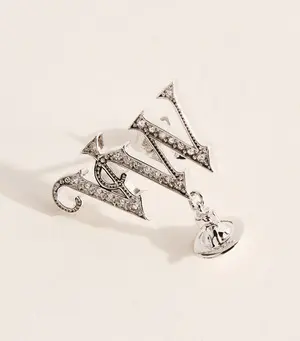 VIVIENNE WESTWOOD Crystal-embellished Vw Earrings