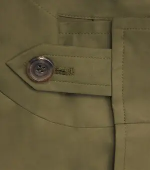 Eskandar Cotton-blend Drop-shoulder Raincoat