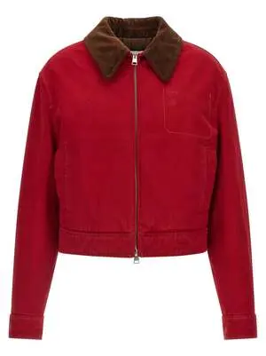 AMI Paris De Coeur' Jacket - Red
