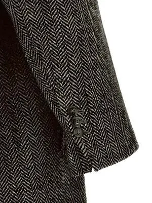 AMI Paris Double-breasted Coat - Black