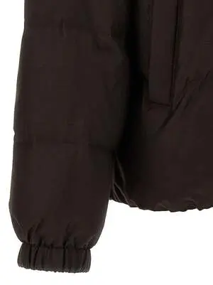 YVES SALOMON Flannel Down Jacket With Mittens